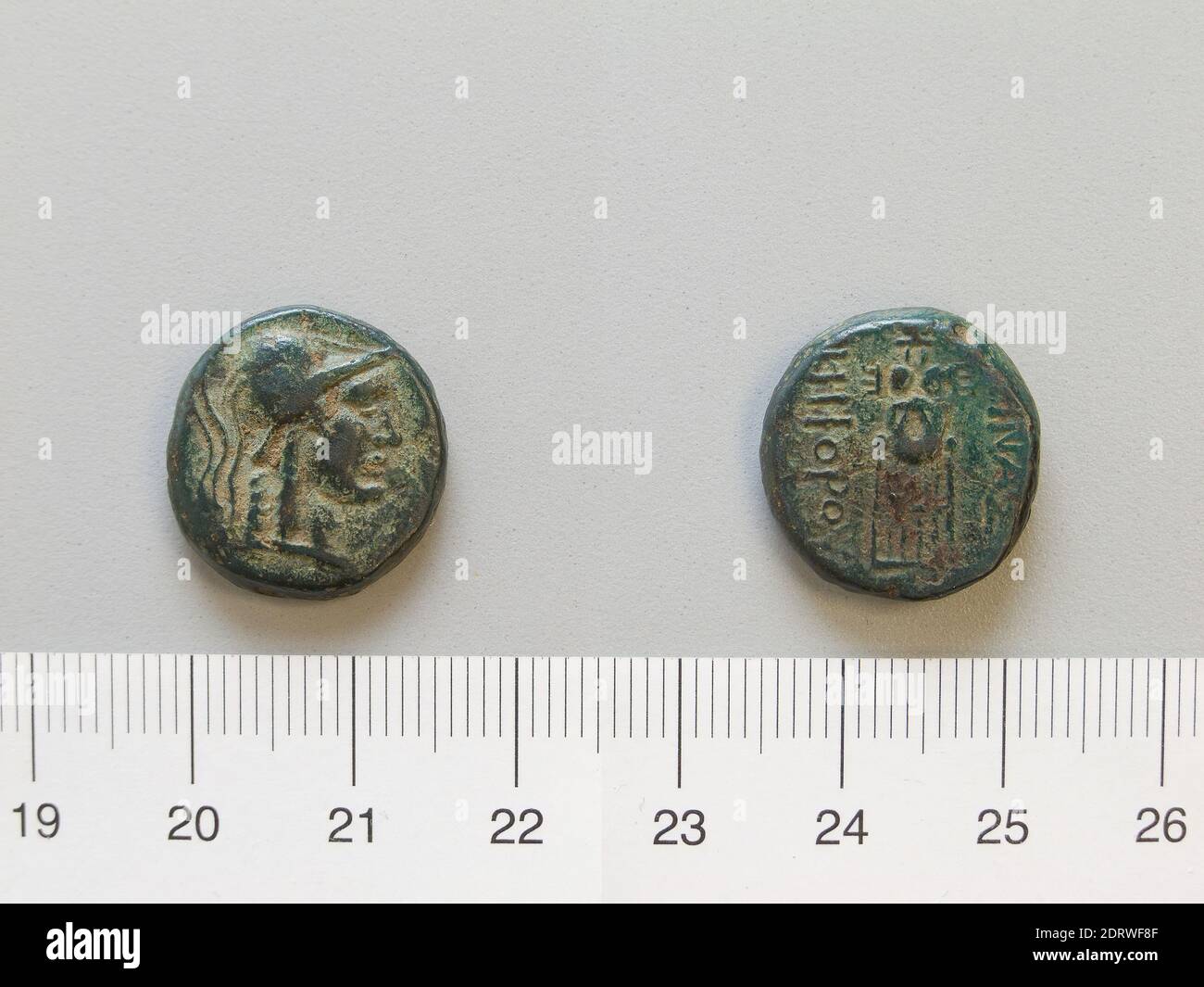 Mint: Pergamum, Coin from Pergamum, 131–27 B.C., Copper, 6.75 g, 12:00 ...