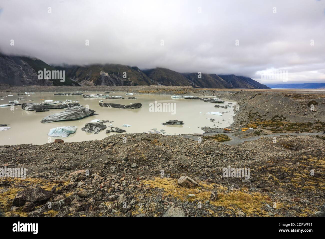The Tasman Valley, an example of a glaciated Valley in the Southern ...
