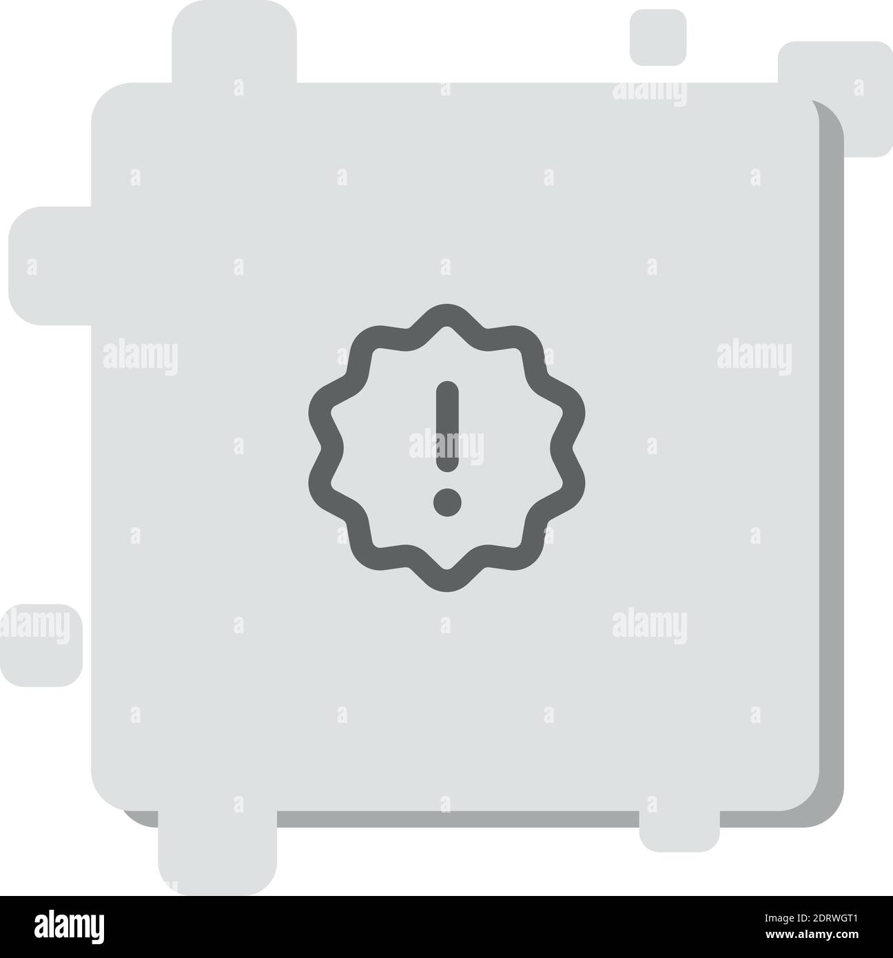 Alert Notification Exclamation Point Graphic High Resolution Stock ...