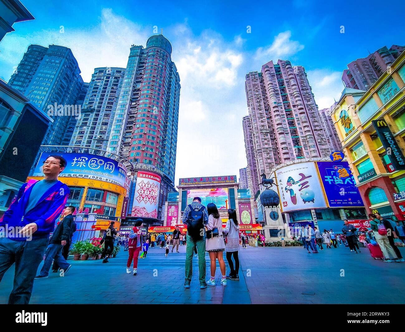 Guangzhou, China December 2019 Shangxiajiu Pedestrian . commercial ...