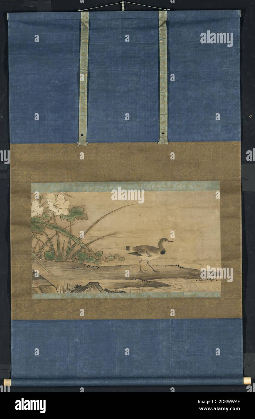 Artist, school of: Kano Motonobu, Japanese, 1476–1559, Water Bird on ...