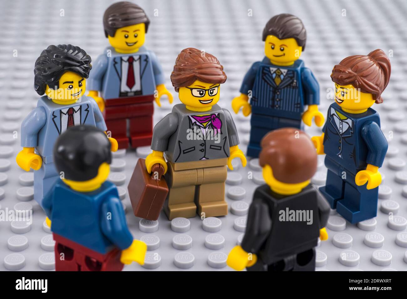 Lego minifigure group hi-res stock photography and images - Alamy