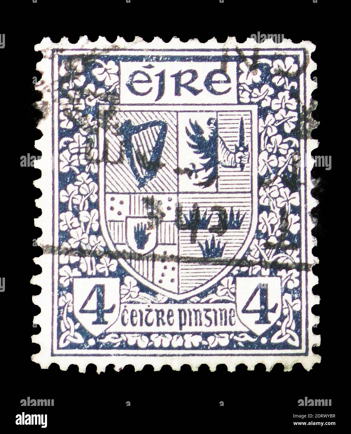 MOSCOW, RUSSIA - FEBRUARY 10, 2019: A stamp printed in Ireland shows ...