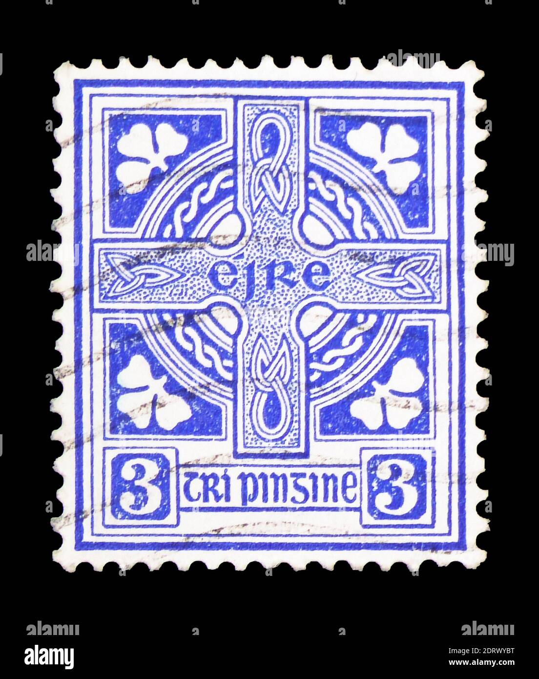 MOSCOW, RUSSIA - FEBRUARY 10, 2019: A stamp printed in Ireland shows ...