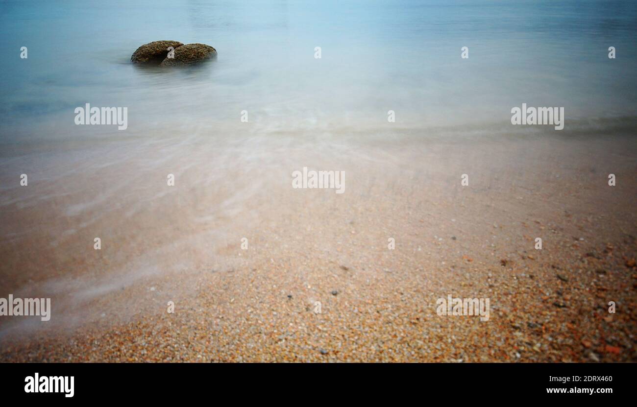 Caribbean clear beach sand texture hi-res stock photography and images ...