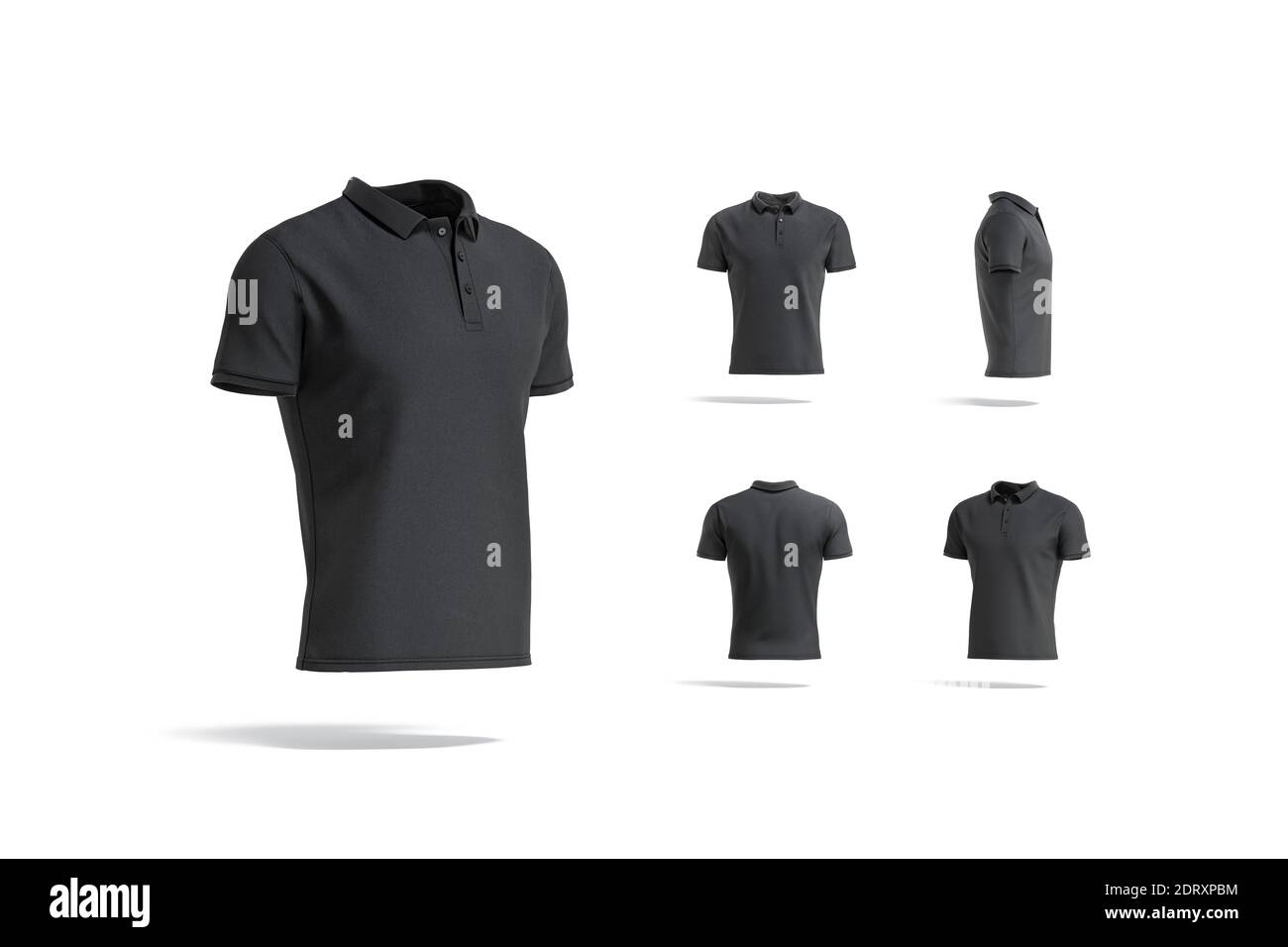 Black polo shirt hi-res stock photography and images - Alamy