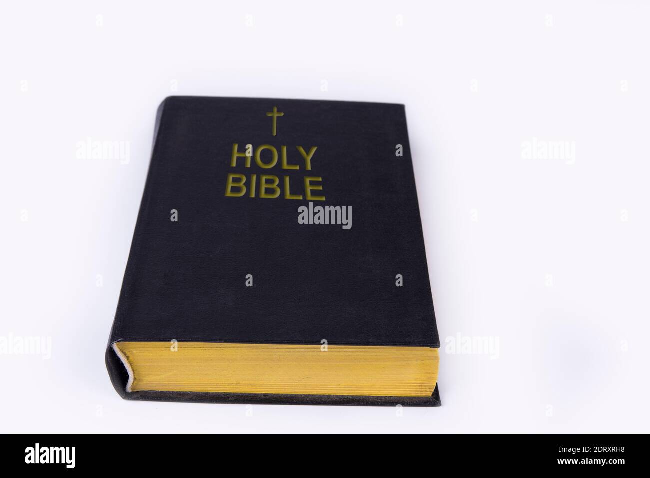 The bible on a white background Stock Photo - Alamy