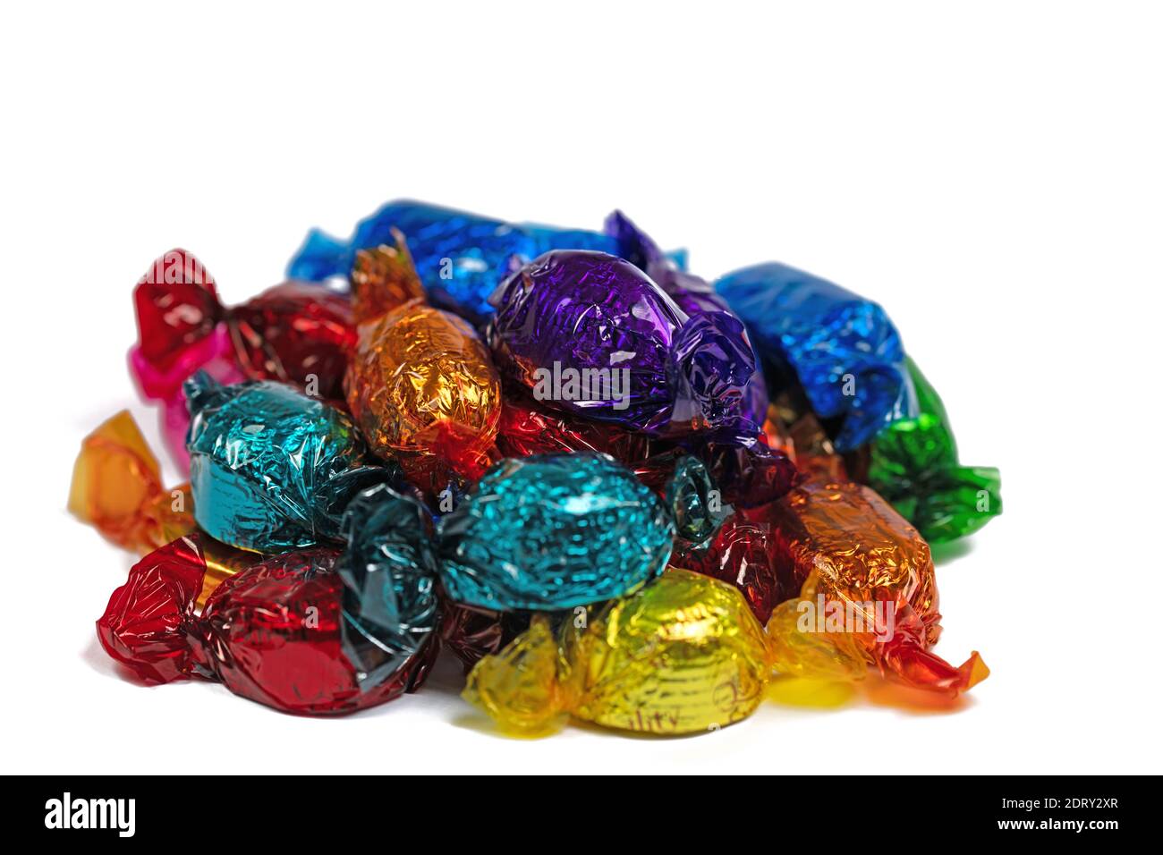 Wrapped candies hi-res stock photography and images - Alamy