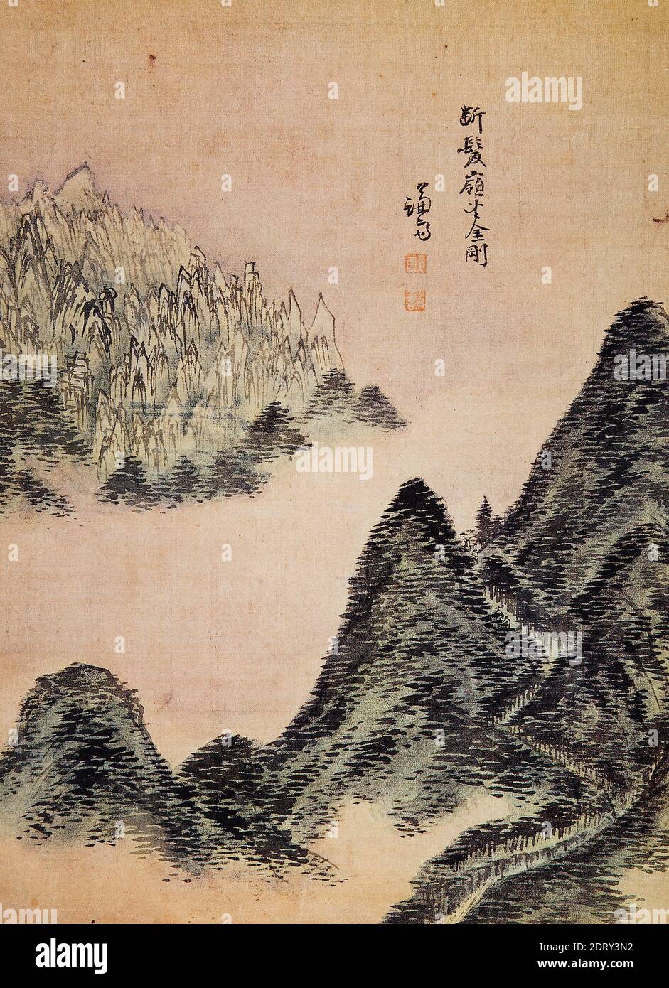Korean Painting, Gyeomjae, Jeongseon, Short Haired Manggeumgangsan ...