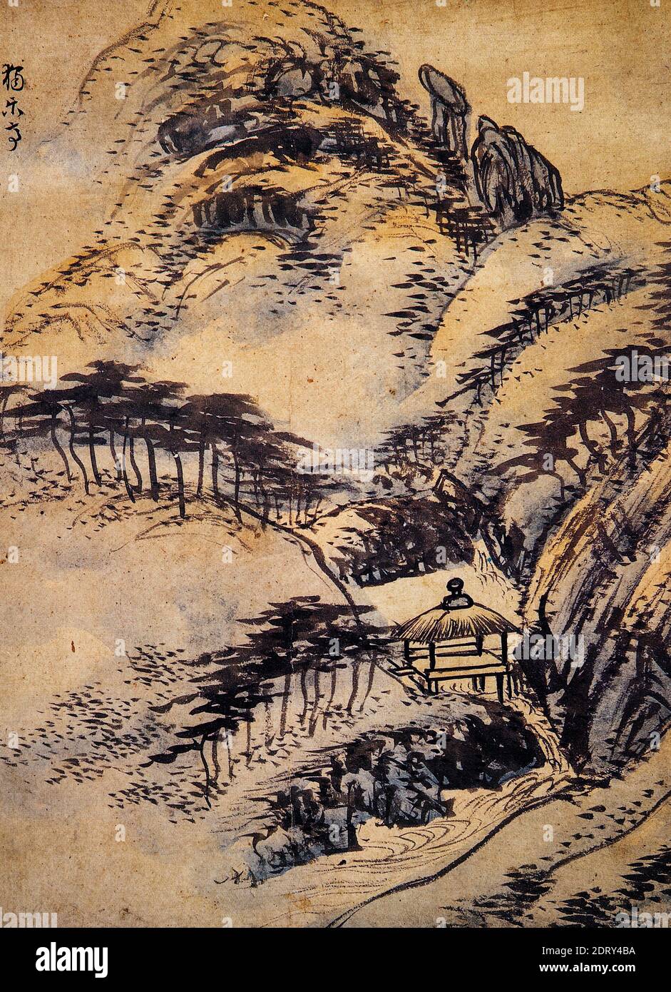 Korean Painting, Gyeomjae, Jeongseon, Dokrakjeong, Gansong Museum of ...
