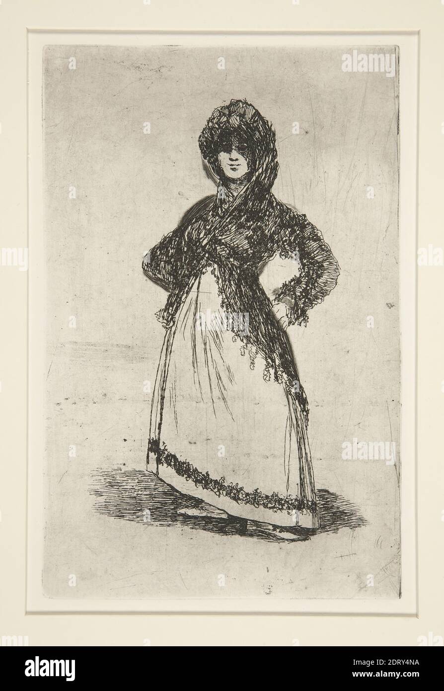 Artist: Francisco Goya, Spanish, 1746–1828, Maja [with light background ...