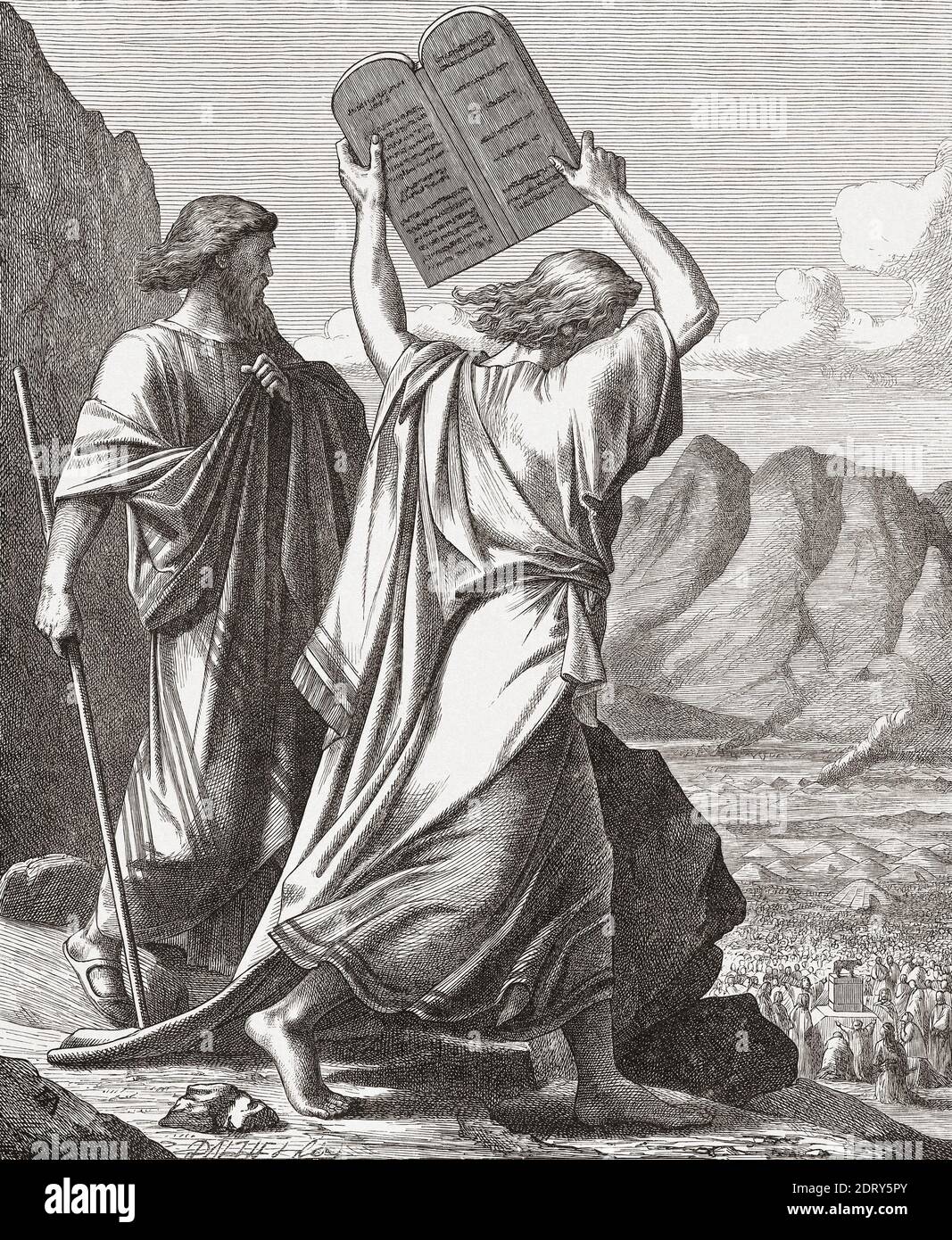 Moses Breaks Tablet Hi res Stock Photography And Images Alamy
