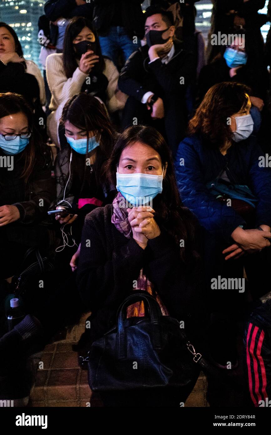 Rassemblement du mouvement pro-democratie hongkongais. Rally of the ...