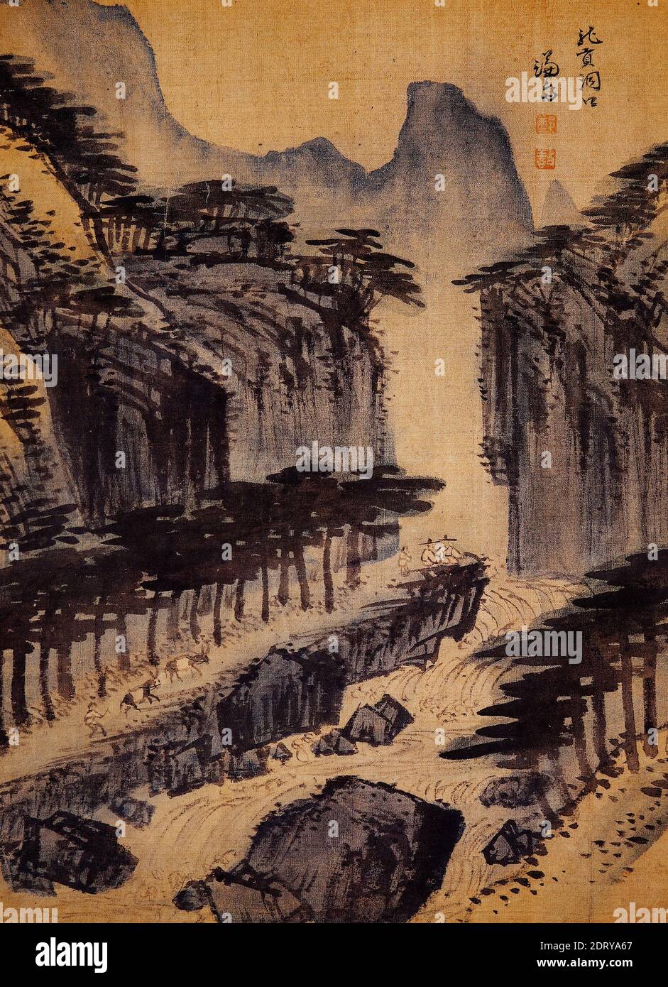 Korean Painting, Gyeomjae, Jeongseon, Yonggongdong-gu, Hae-ak ...