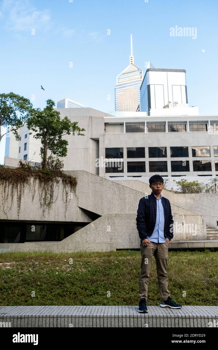 HONG KONG - PORTRAIT - JOSHUA WONG Portrait de Joshua Wong, leader de ...