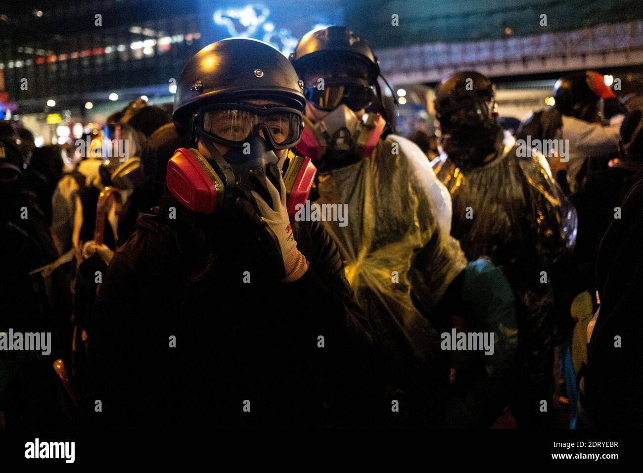 Demonstration of 800,000 people in Hong Kong for World Human Rights Day ...