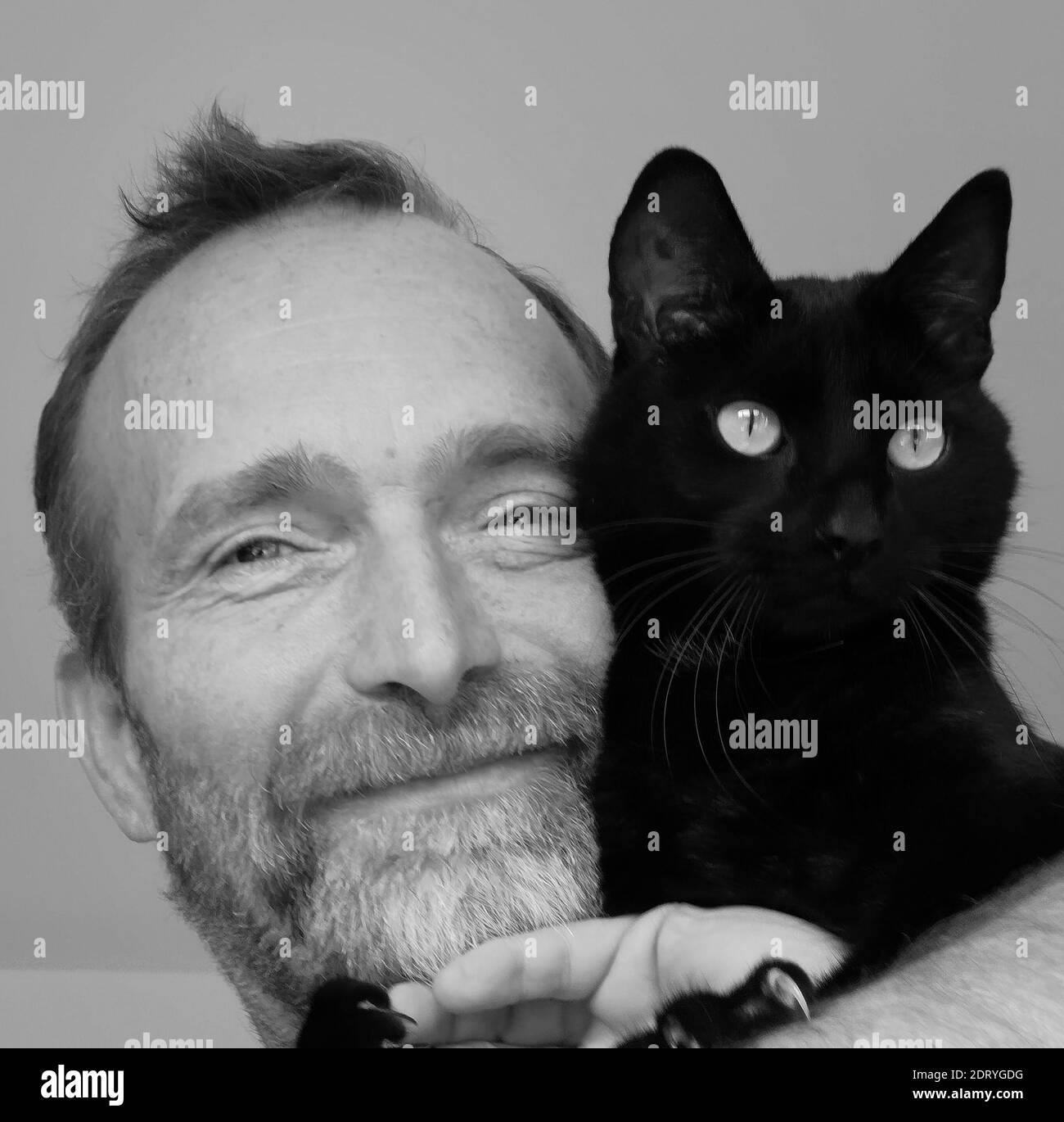 Feline man Black and White Stock Photos & Images - Alamy