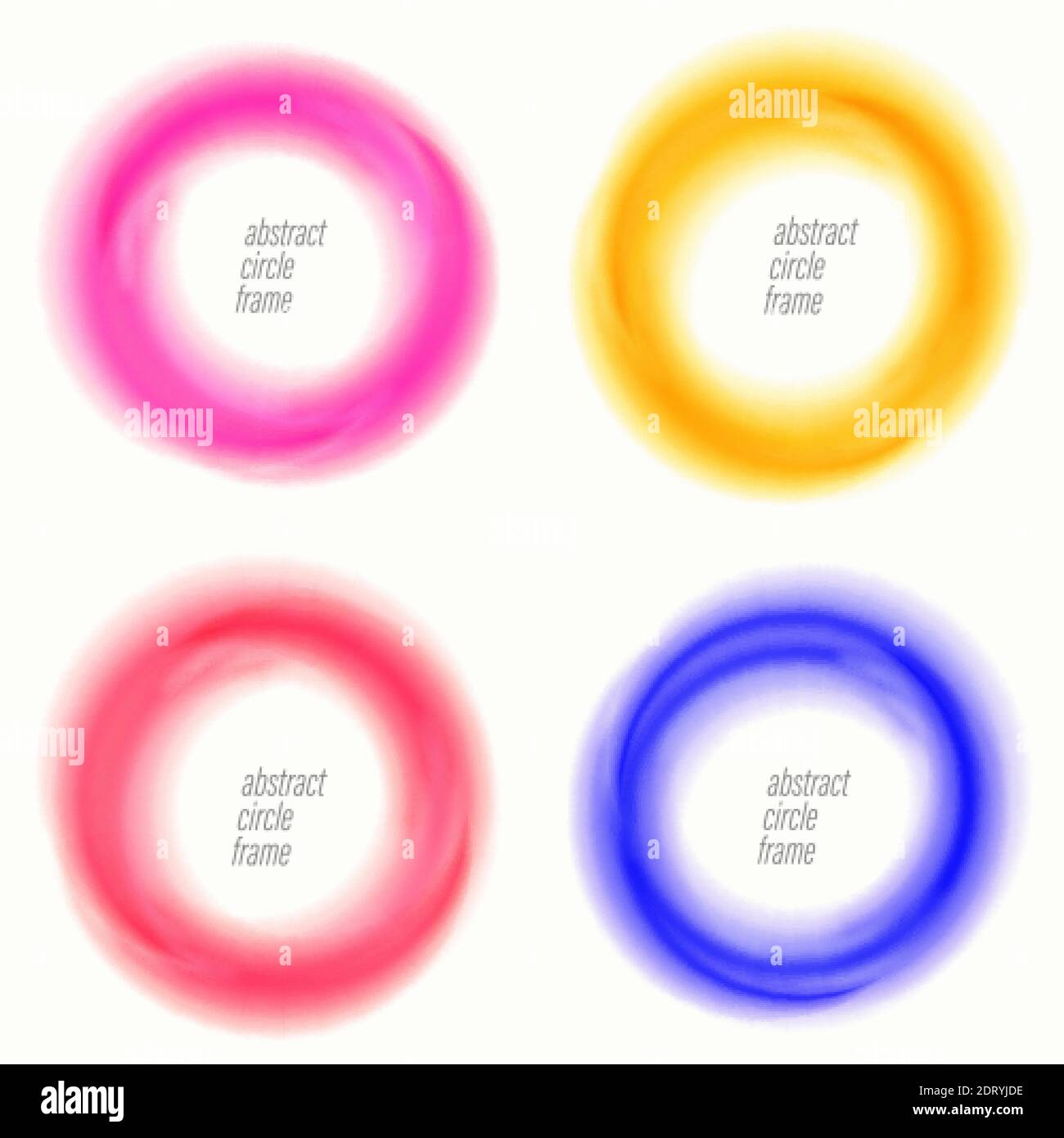 Circle set.Business abstract circle icon. Corporate, media, technology ...