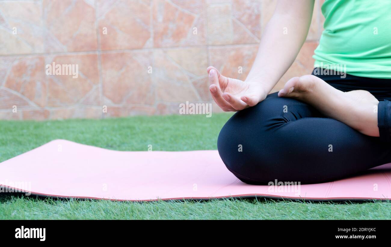 Meditation breathing exercises hi-res stock photography and images - Alamy