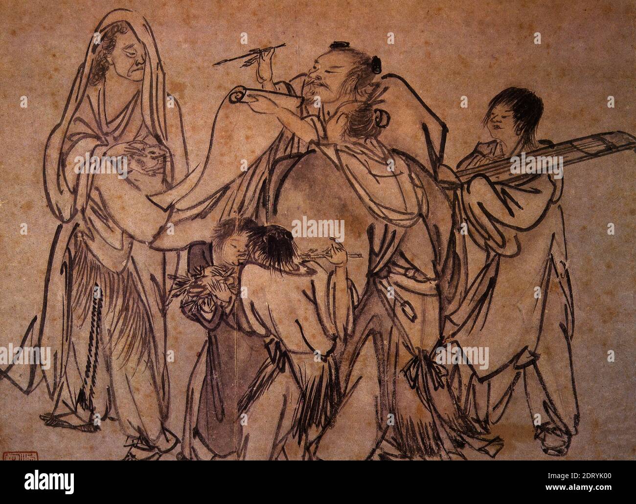 Korean Painting, Danwon, Kim Hong-do, Shinseon-do, Director of Seoul ...