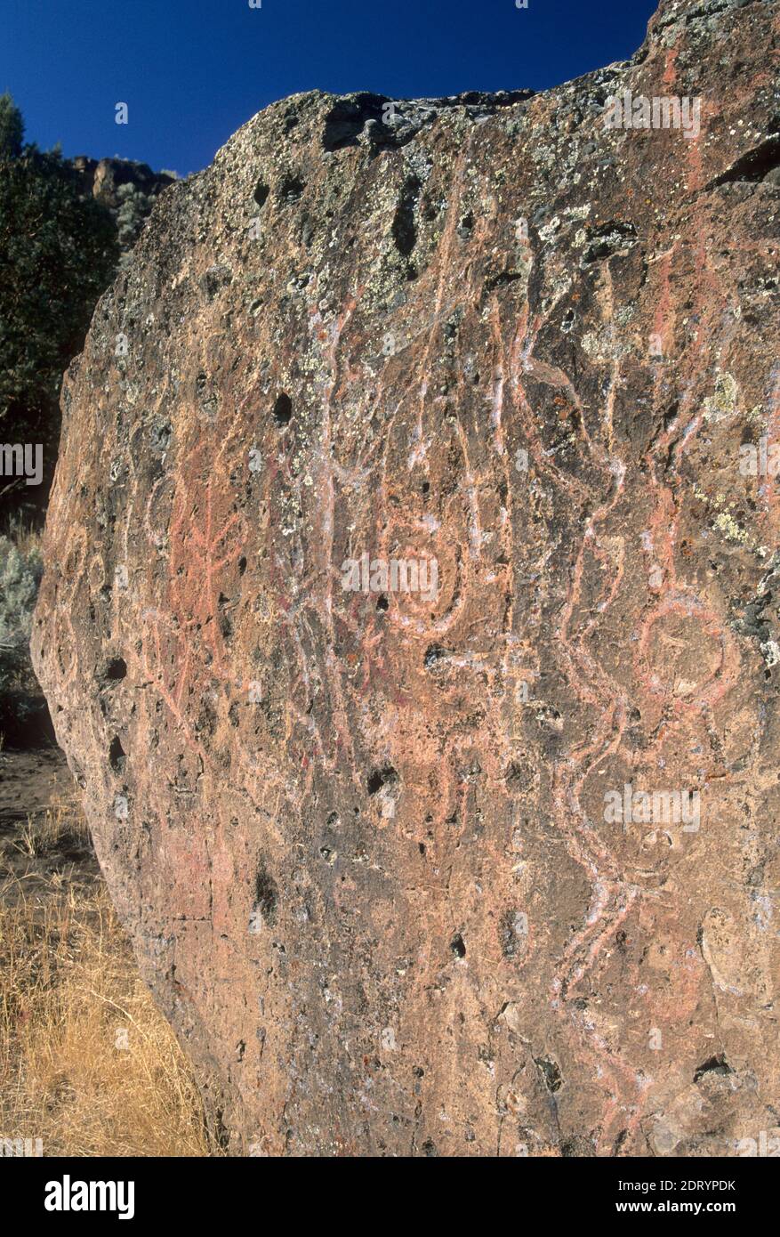 Petroglyphs off Krumbo Reservoir Road, Malheur National Wildlife Refuge ...