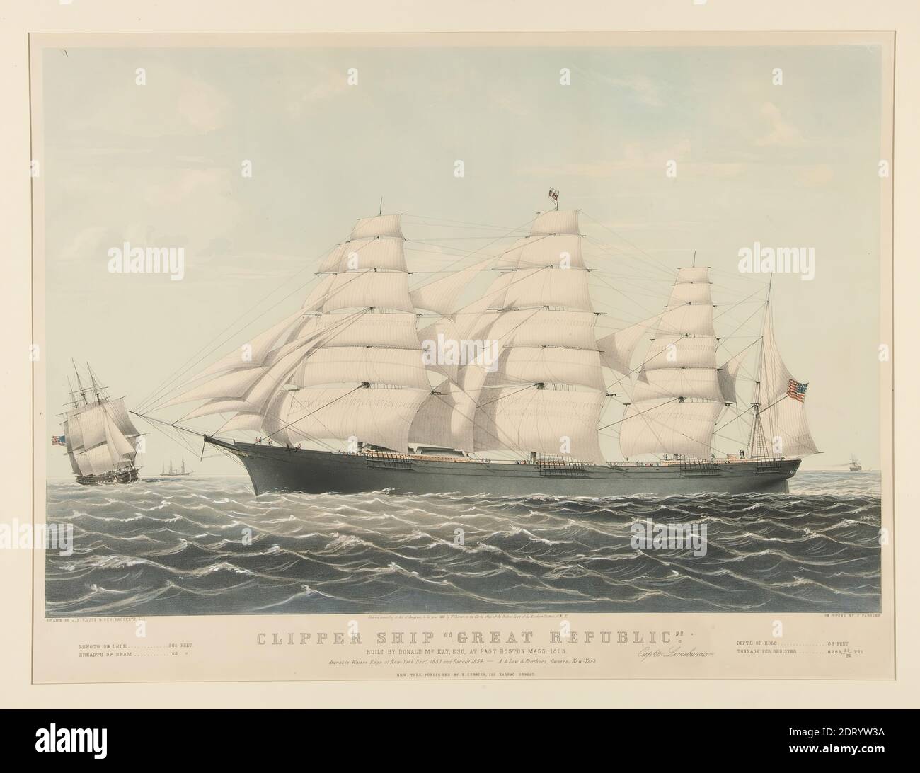 American clipper ship great republic hi-res stock photography and ...