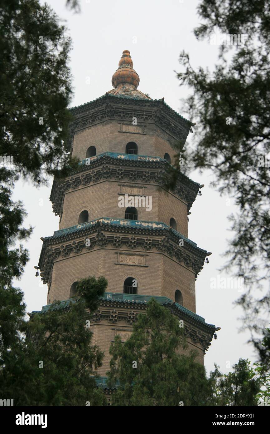 buddhist monastery (jinci) in taiyuan in china Stock Photo - Alamy
