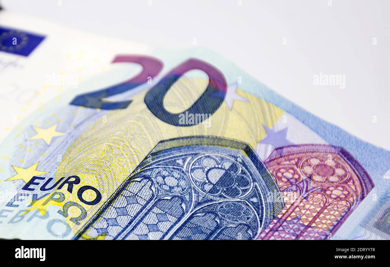 20 euro banknote hi-res stock photography and images - Alamy