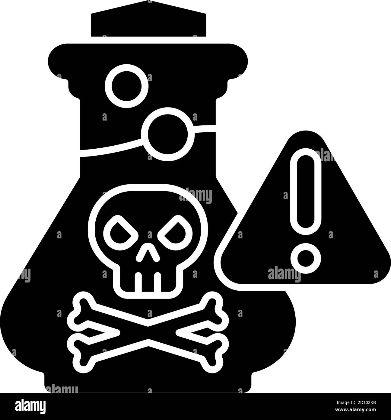 Poison household chemical symbol Cut Out Stock Images & Pictures - Alamy