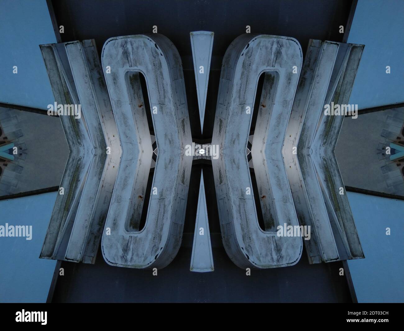 A mirrored patterned visualizations of the metallic heavy fence Stock ... A mirrored patterned visualizations of the metallic heavy fence Stock ...