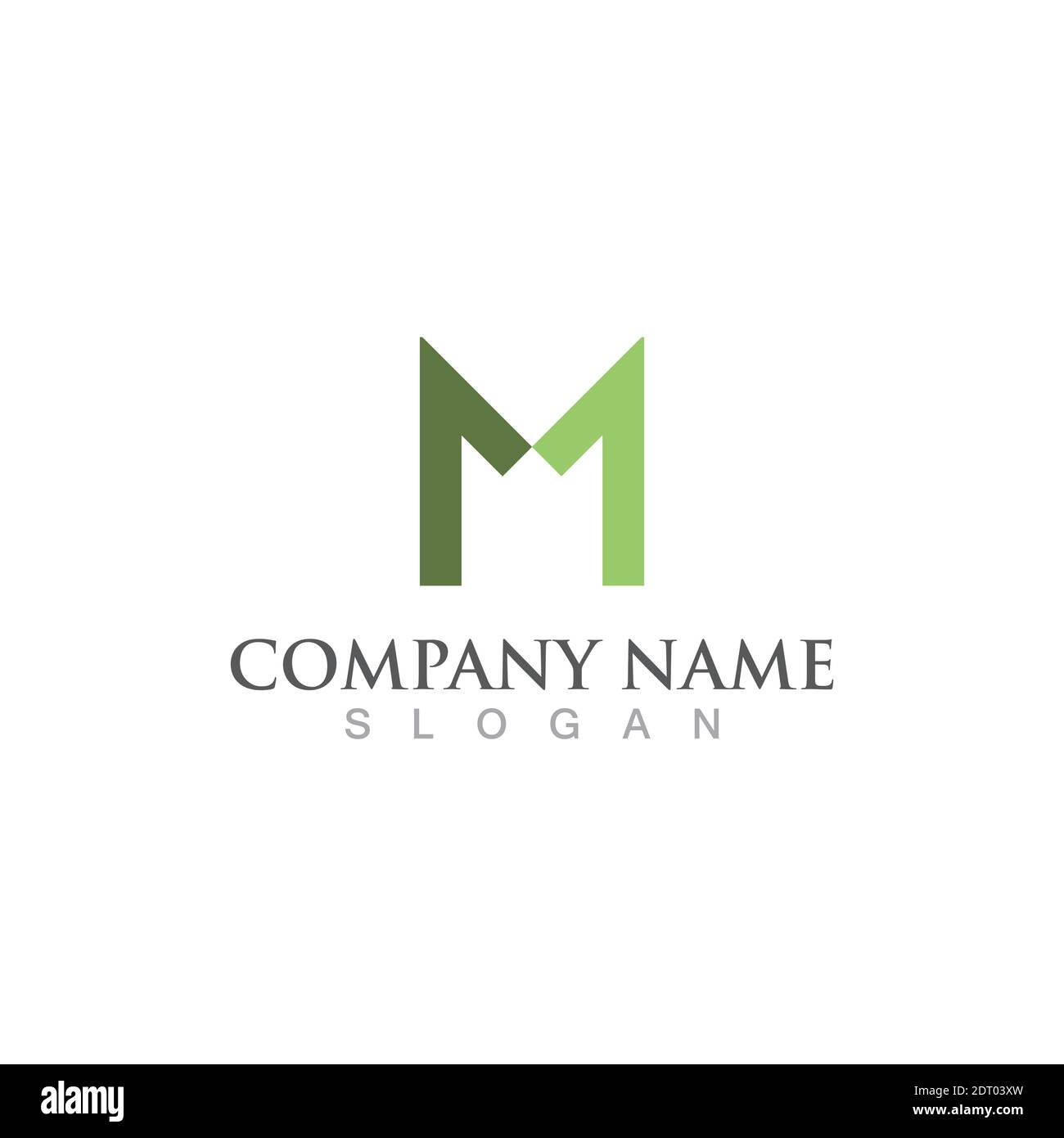 M Letter Logo Template vector illustration design Stock Vector Image ...