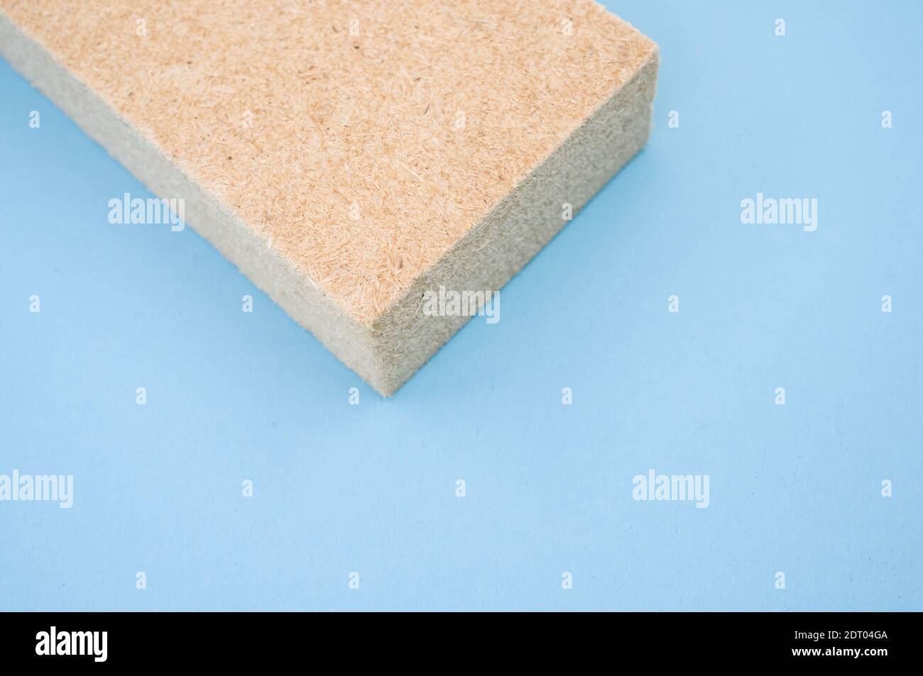 A top view of building thermal insulations made of ecologic materials ...