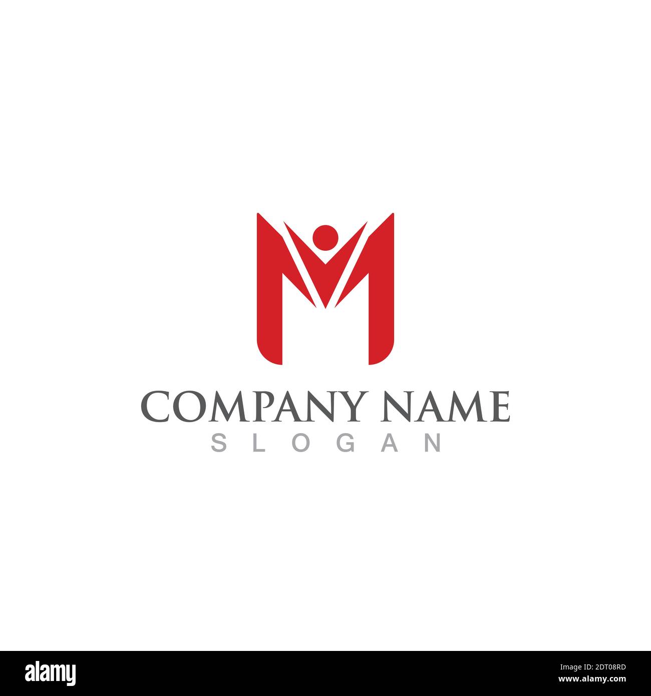 M Letter Logo Template vector illustration design Stock Vector Image ...