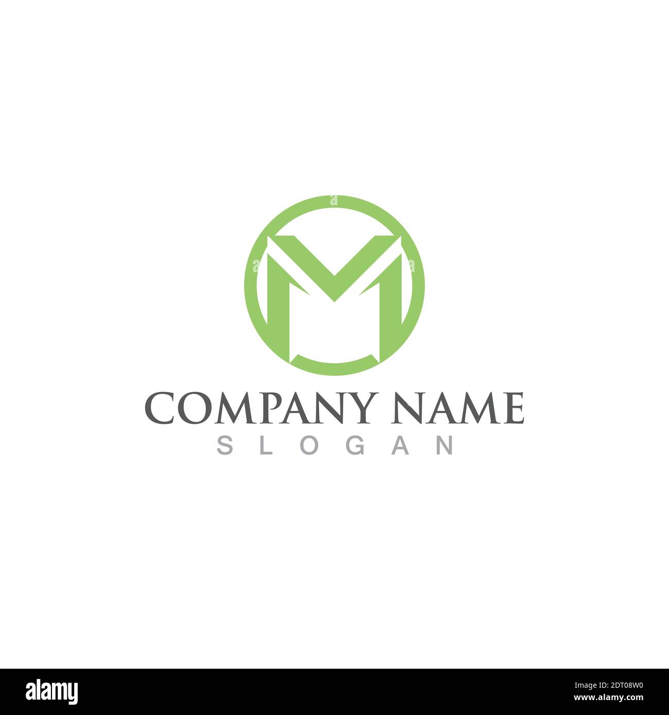 M Letter Logo Template vector illustration design Stock Vector Image ...