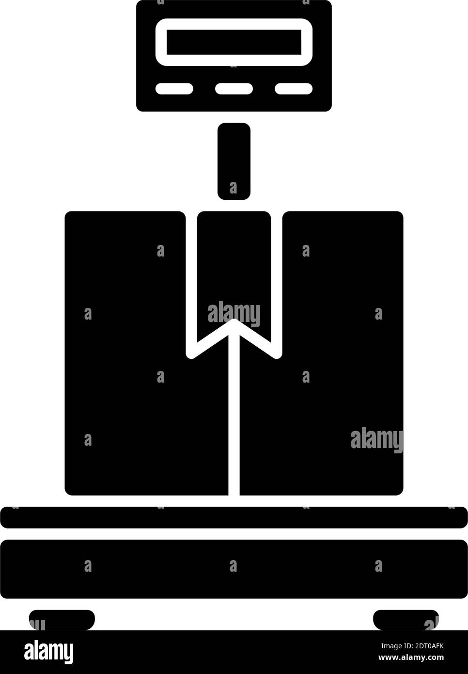 Industrial scales black glyph icon Stock Vector Image & Art - Alamy