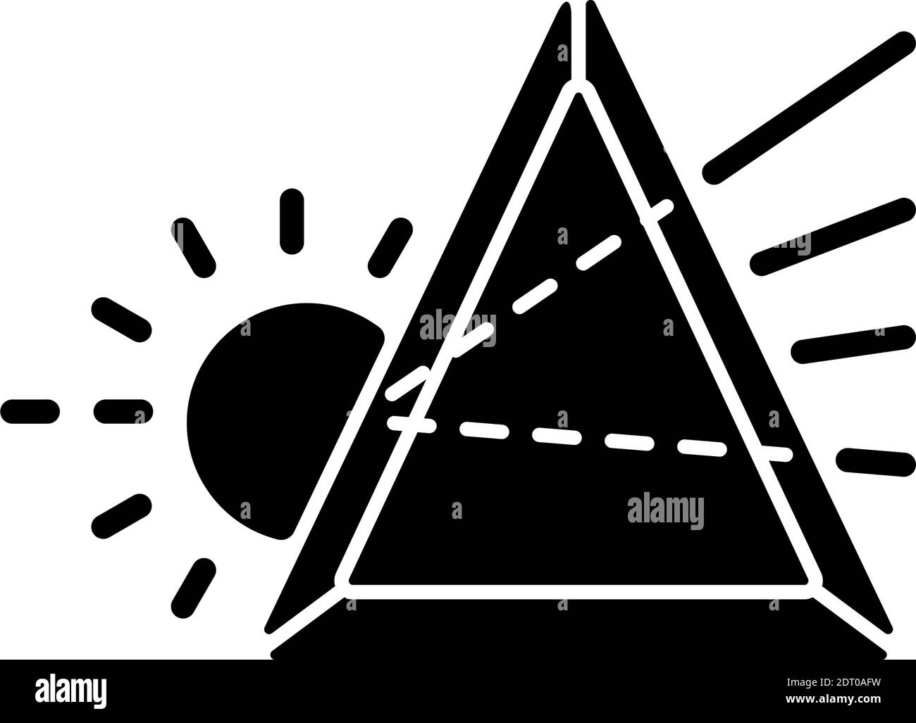 Prisma black glyph icon Stock Vector Image & Art - Alamy