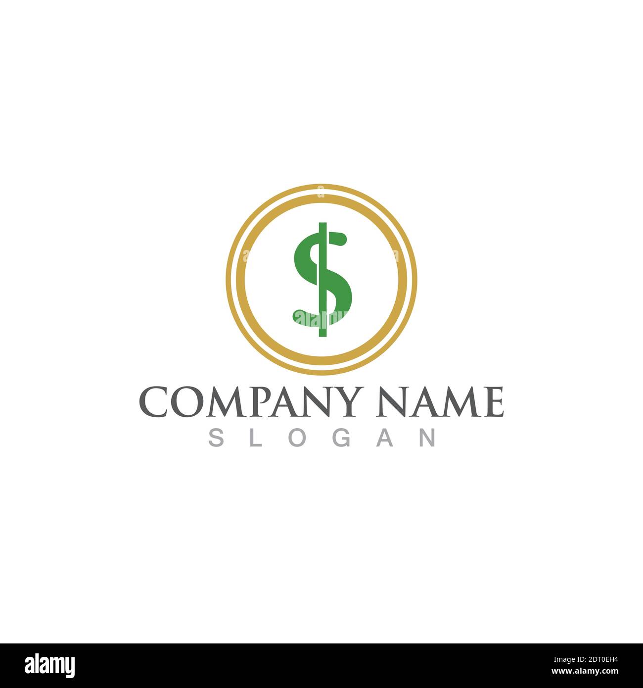 Dollar icon logo Template vector illustration design Stock Vector Image ...