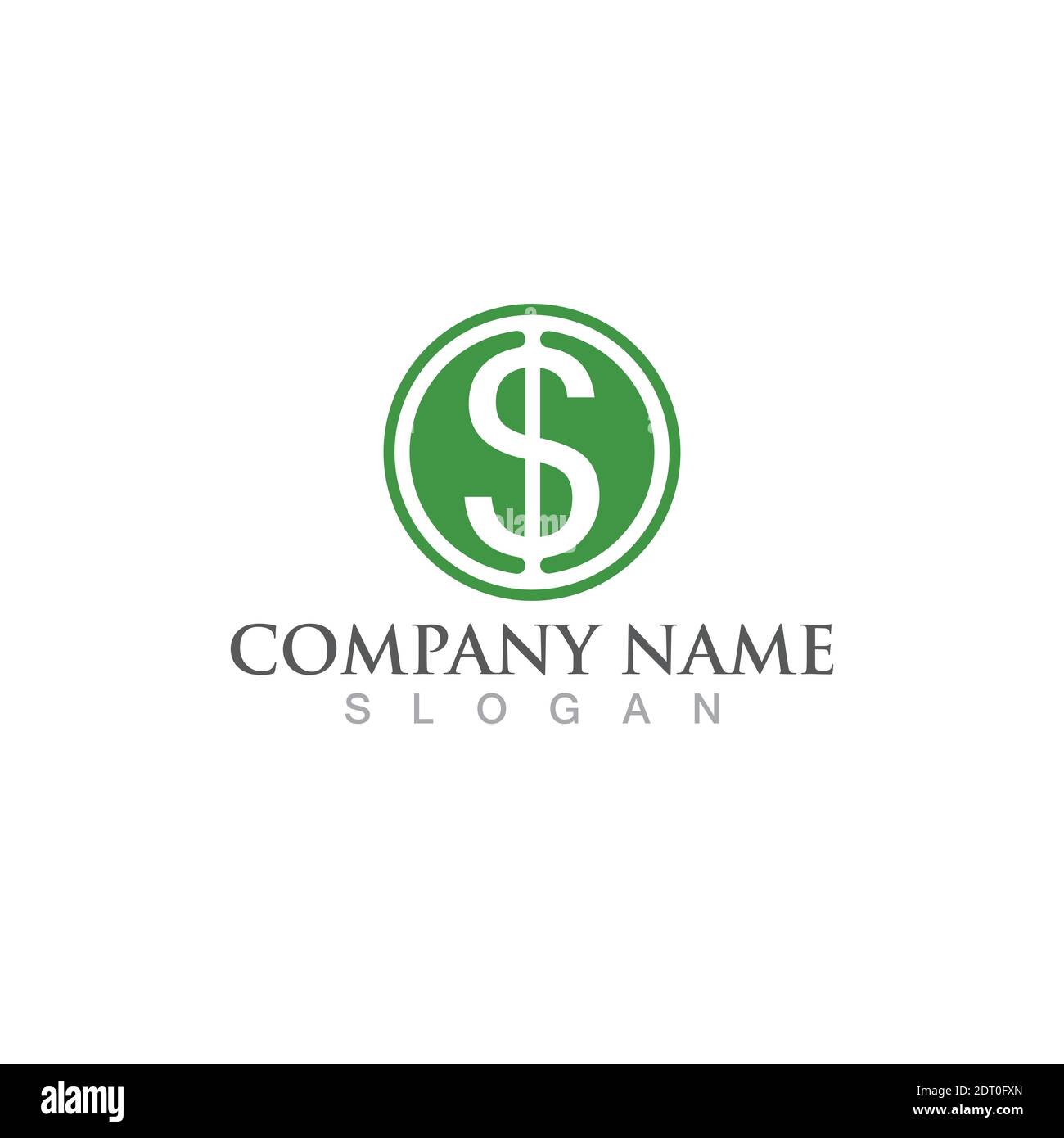 Dollar icon logo Template vector illustration design Stock Vector Image ...