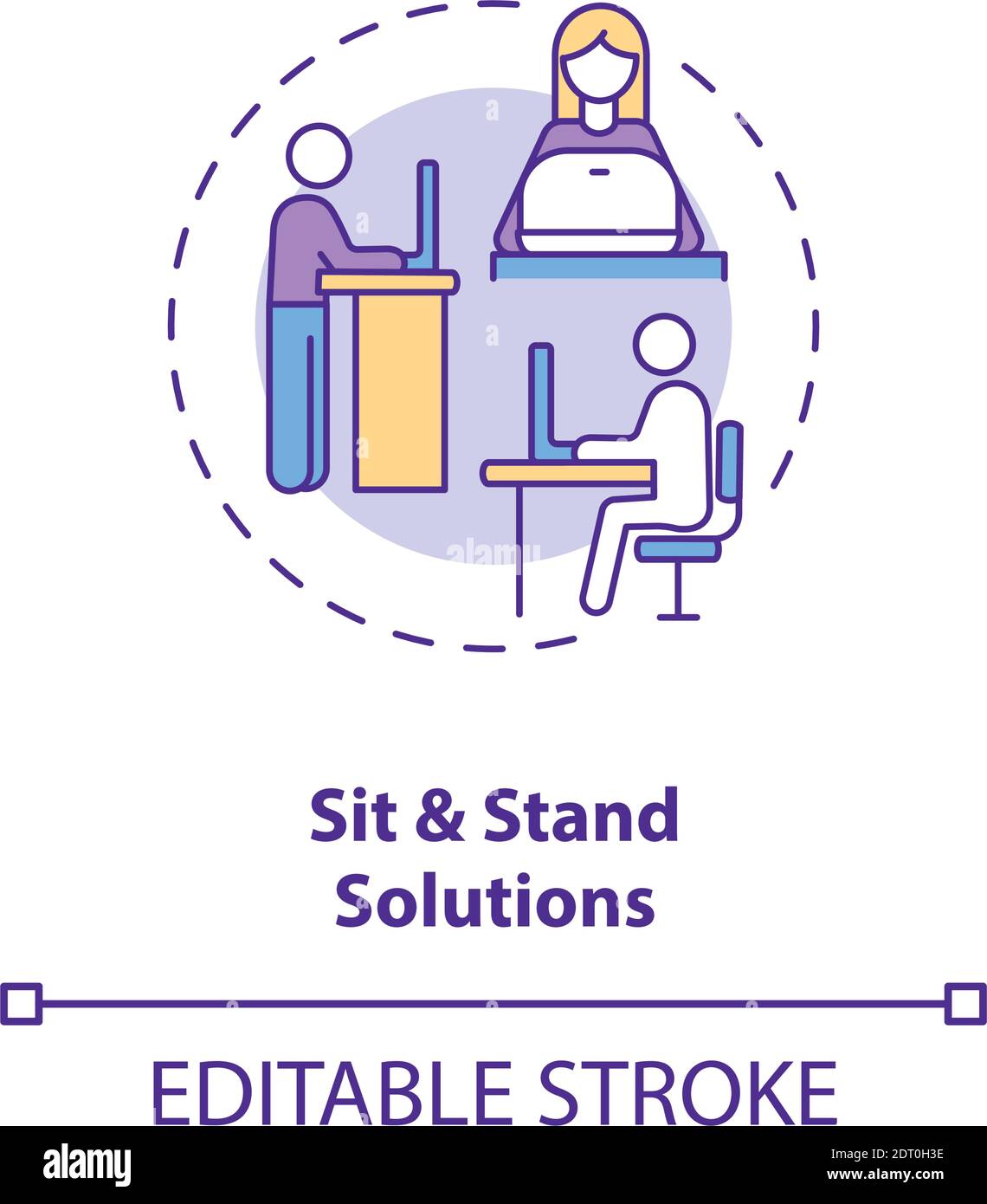 Standing icon chair sitting vector hi-res stock photography and images ...