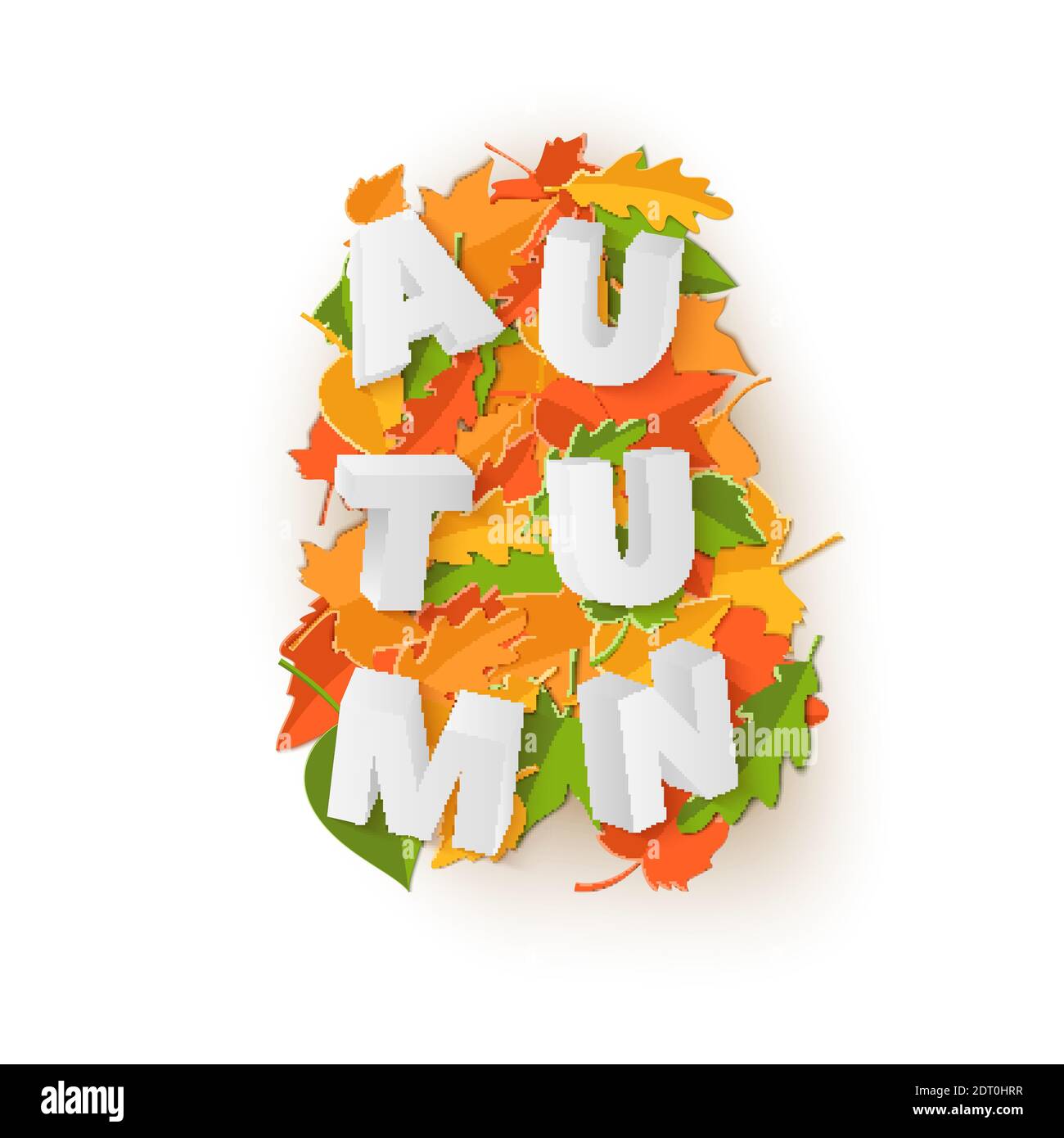 Letters in craft paper Cut Out Stock Images & Pictures - Alamy