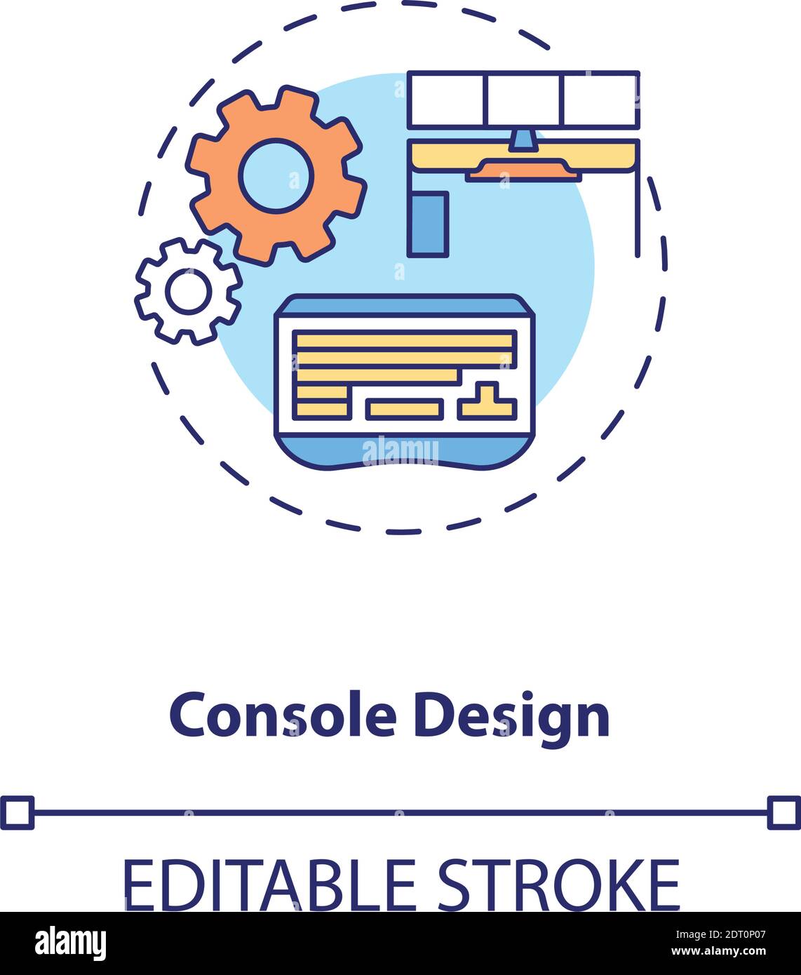 Console design concept icon Stock Vector Image & Art - Alamy