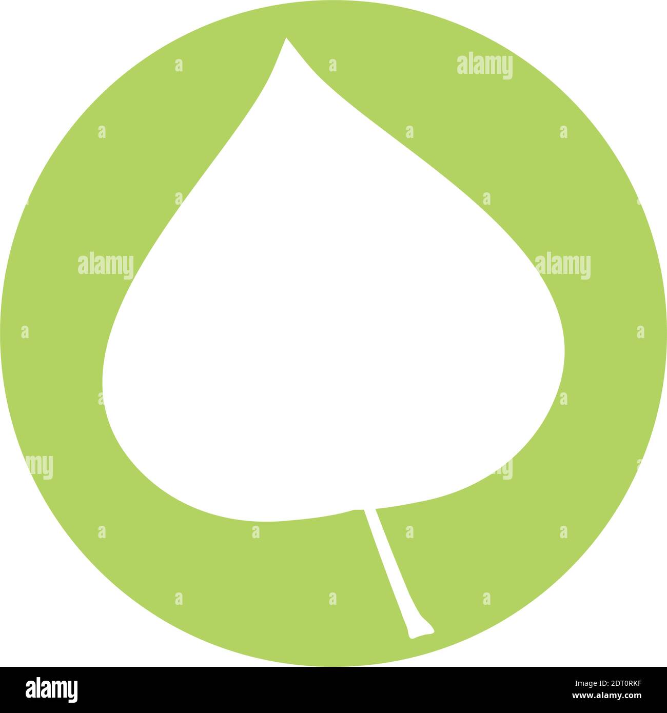 ovate form leaf plant style silhouette Stock Vector Image & Art - Alamy