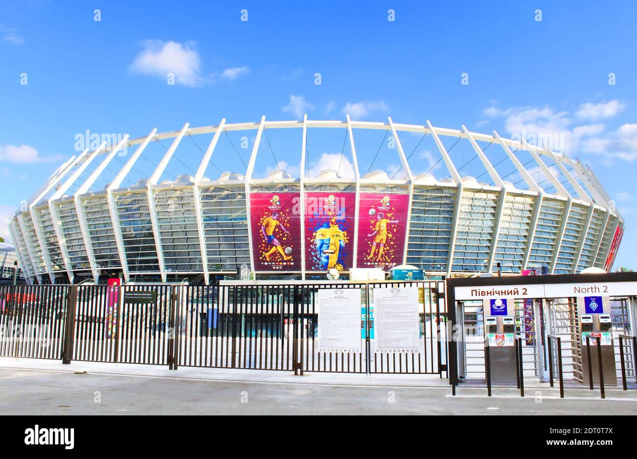 KYIV, UKRAINE - JUNE 23: Olympic stadium (NSC Olimpiysky) - main ...