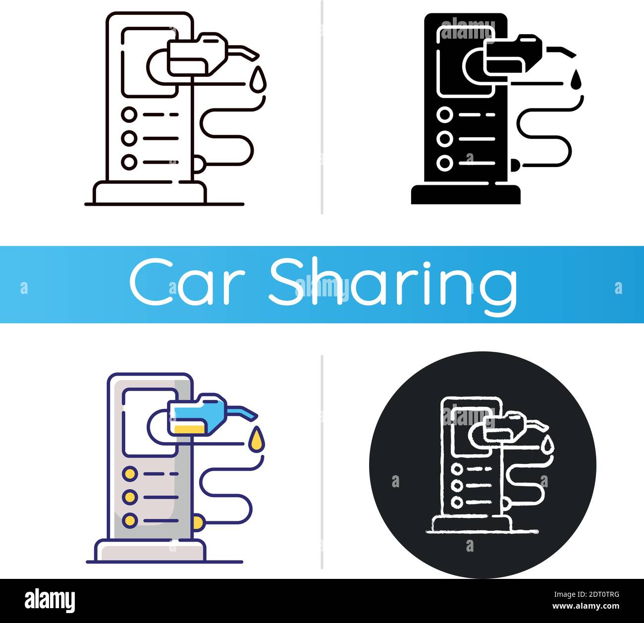 Refueling a car icon Stock Vector Image & Art - Alamy