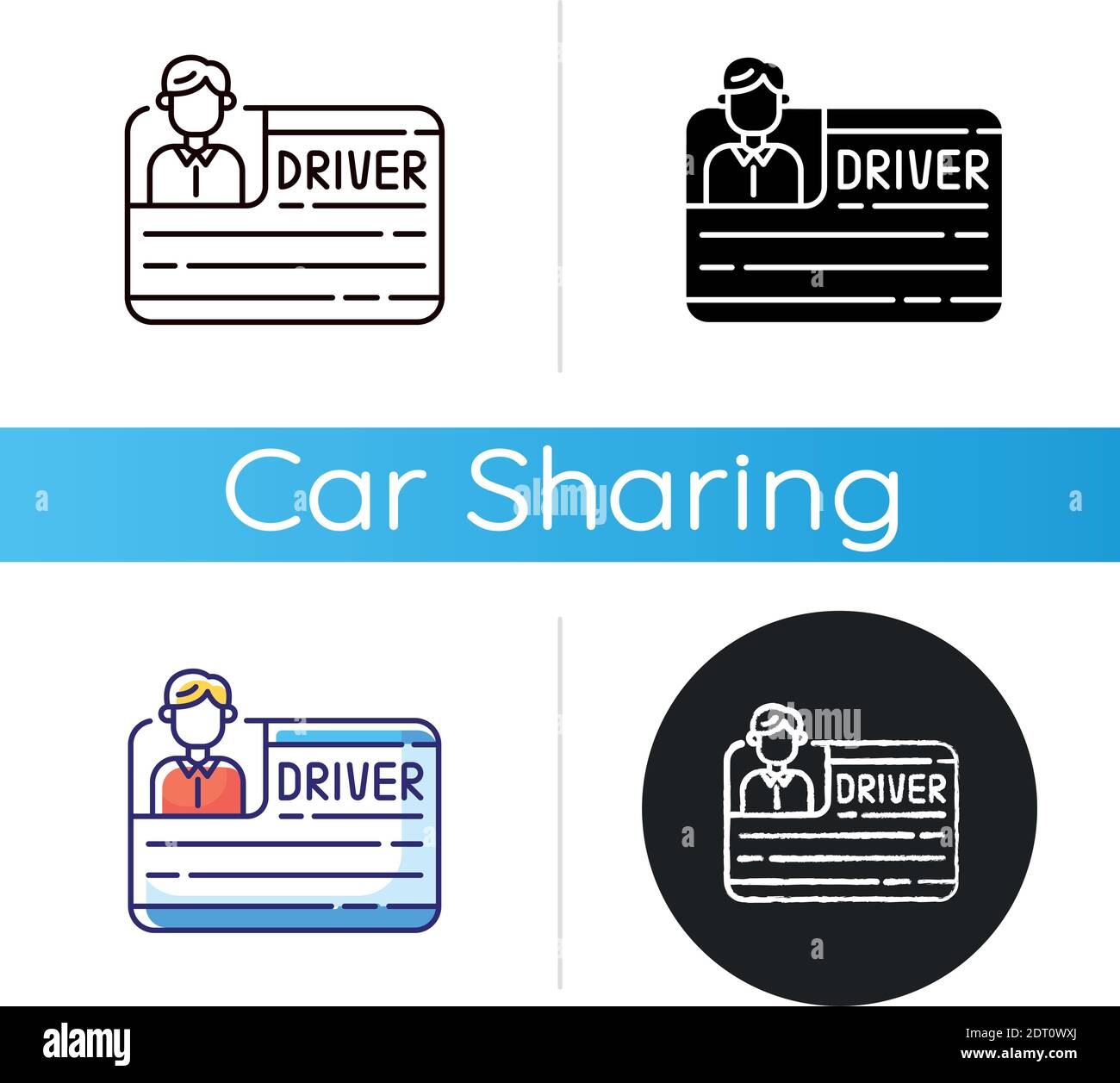 Drivers license icon Stock Vector Image & Art - Alamy