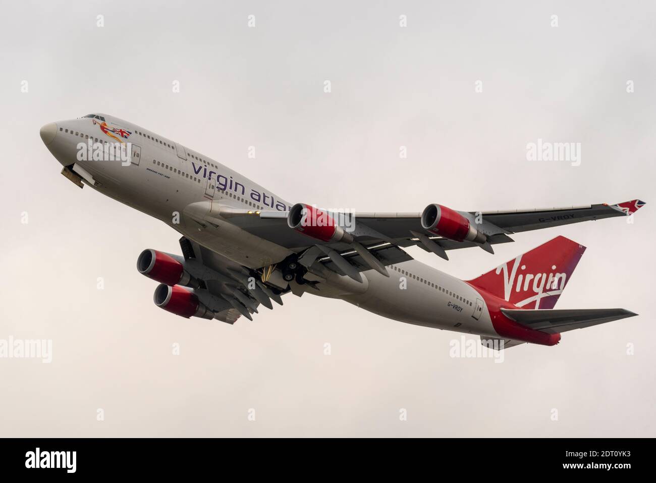 Virgin Atlantic Boeing 747 Jumbo Jet G-VROY, named Pretty Woman ...