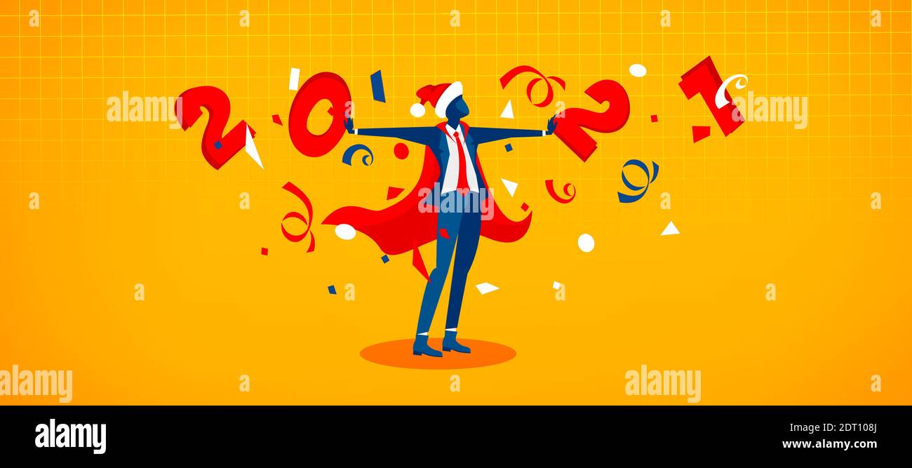 Creative design concept for the year 2021. 3D illustration Stock Photo ...