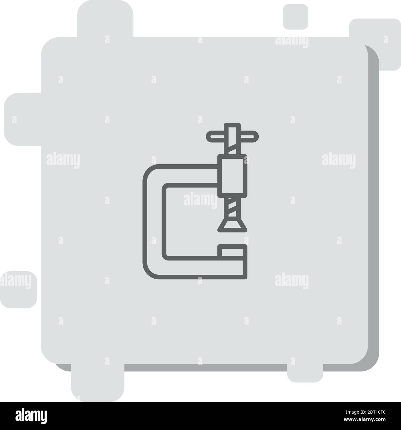 clamp vector icon modern simple vector illustration Stock Vector Image ...