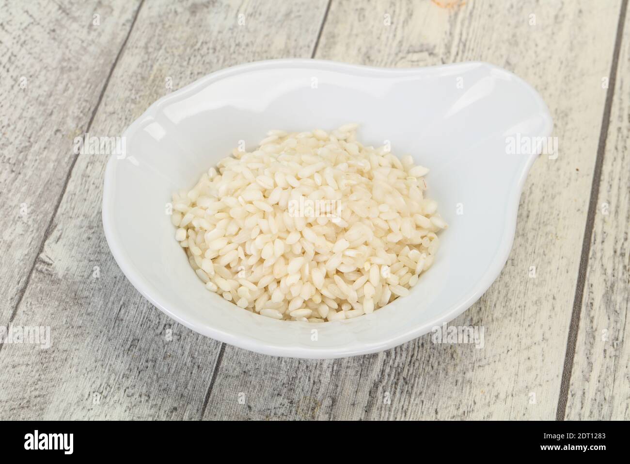 Raw Arborio rice for Italian risotto Stock Photo - Alamy