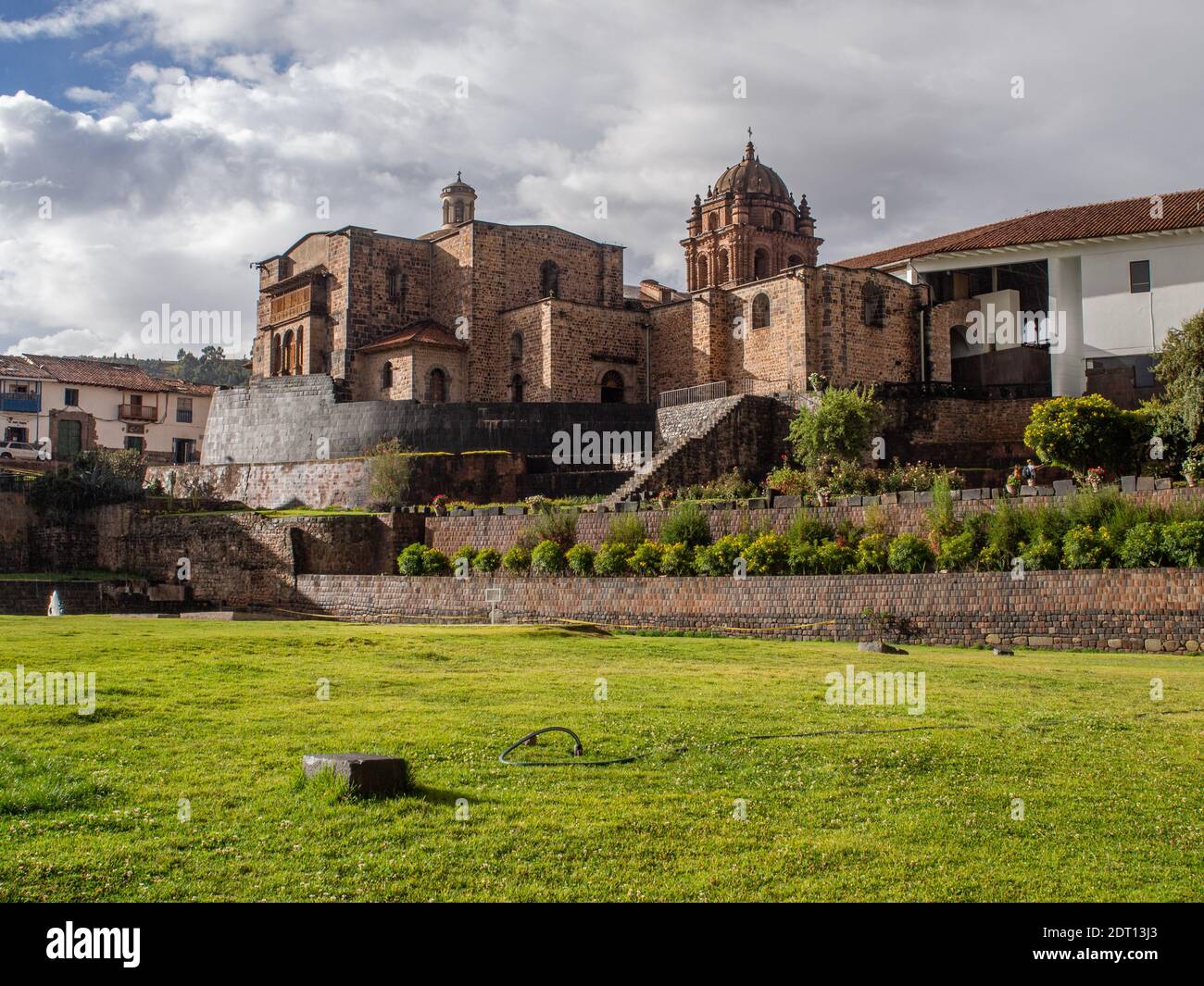 Qurikancha - Inca temple, whose walls and floor were once covered with ...